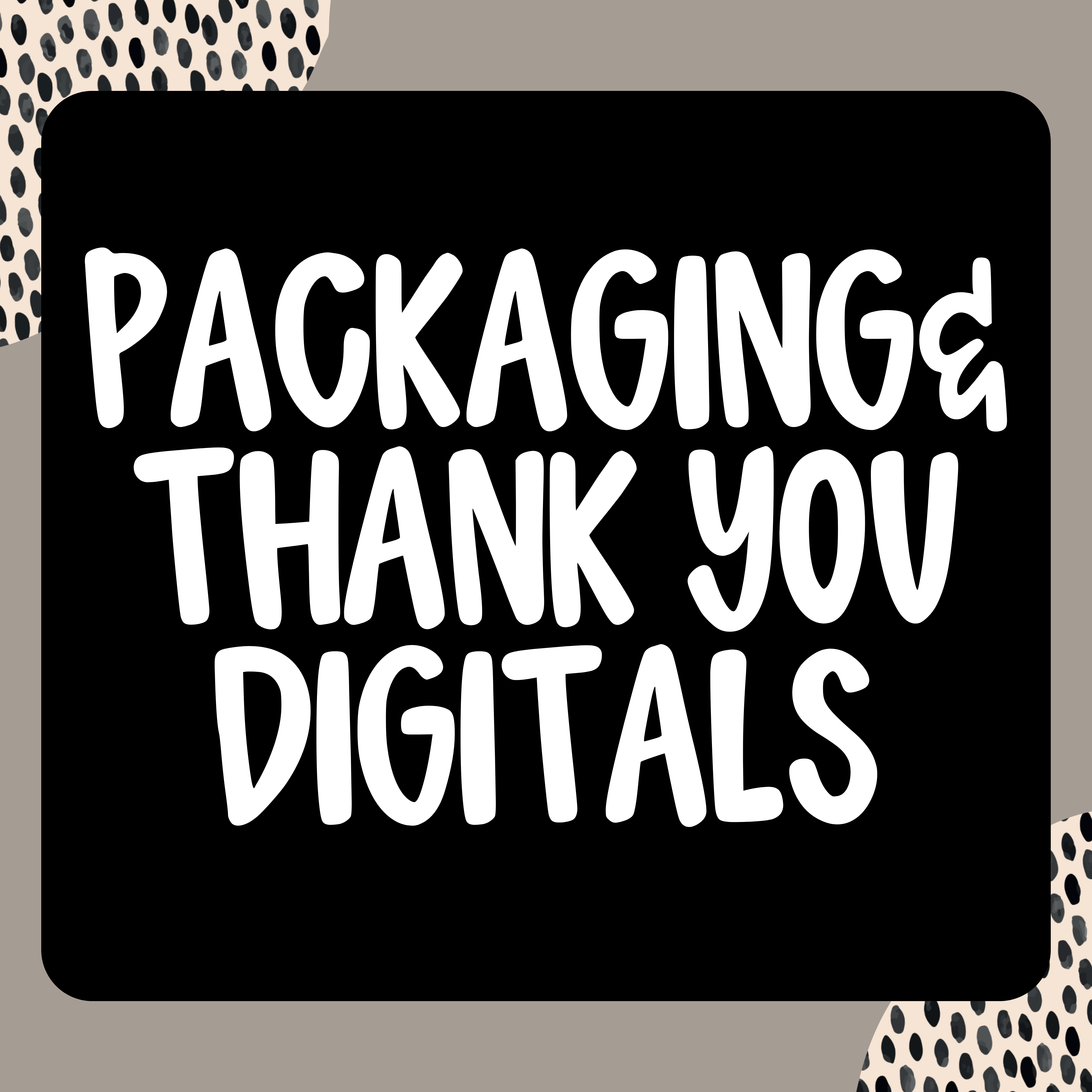Packaging & Thank You Digitals – RevelYOU Boutique