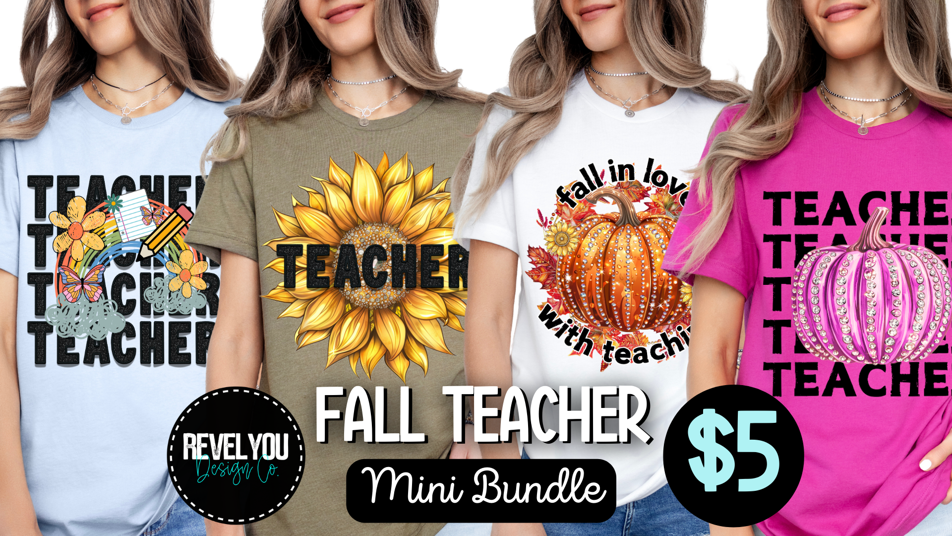 Fall Teacher Mini Bundle - PNG Downloads - LIMITED EDITION will not re ...