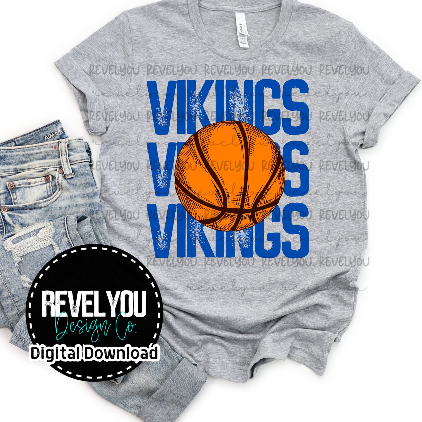 Custom Basketball Stack - PNG – RevelYOU Boutique