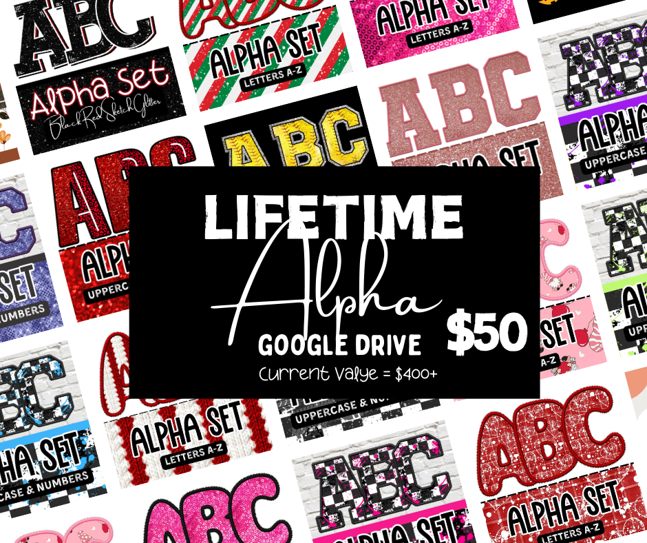 LIFETIME ALPHA DRIVE - ALPHA SETS ONLY! - READ ALL INFO BEFORE YOU BUY ...