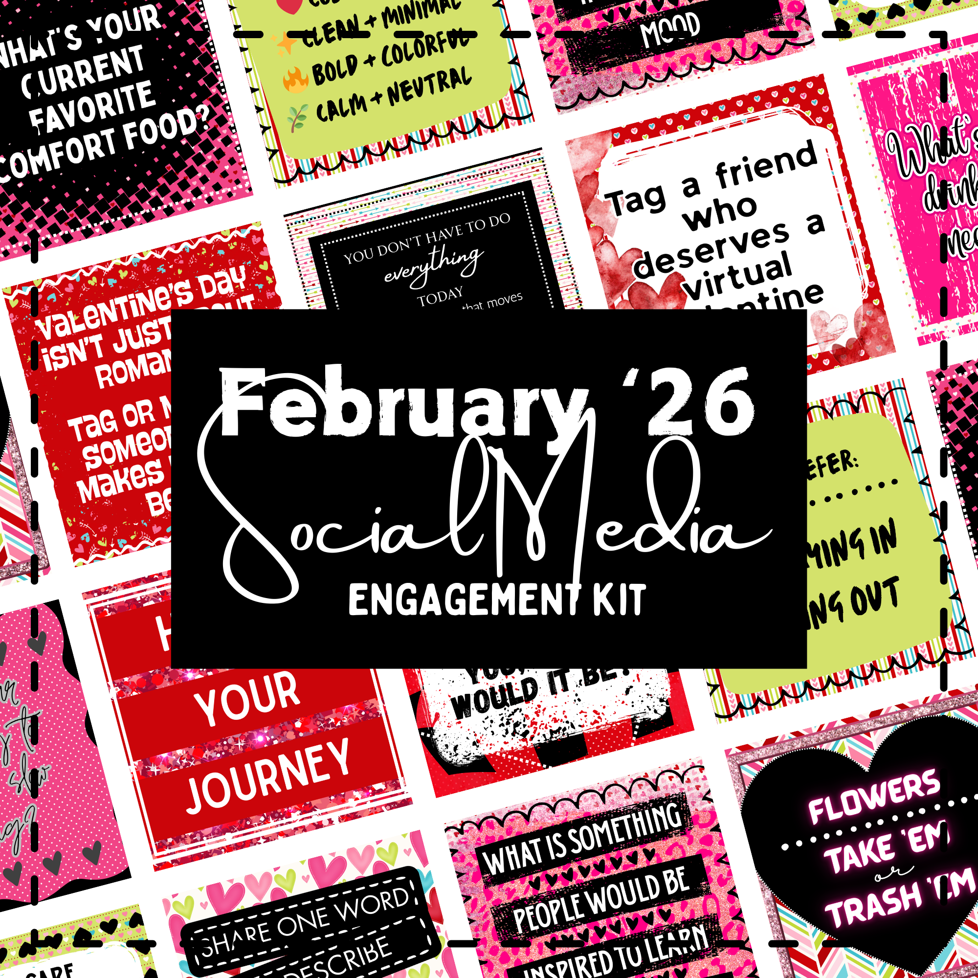 February 2026 Social Media Engagement Kit – RevelYOU Boutique