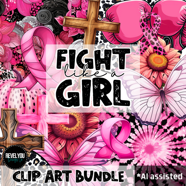 Fight Like A Girl Clipart Bundle – RevelYOU Boutique
