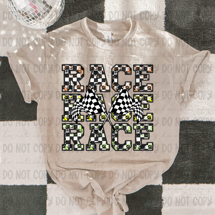 Orange Yellow Green Flag Racing Stack - PNG – RevelYOU Boutique