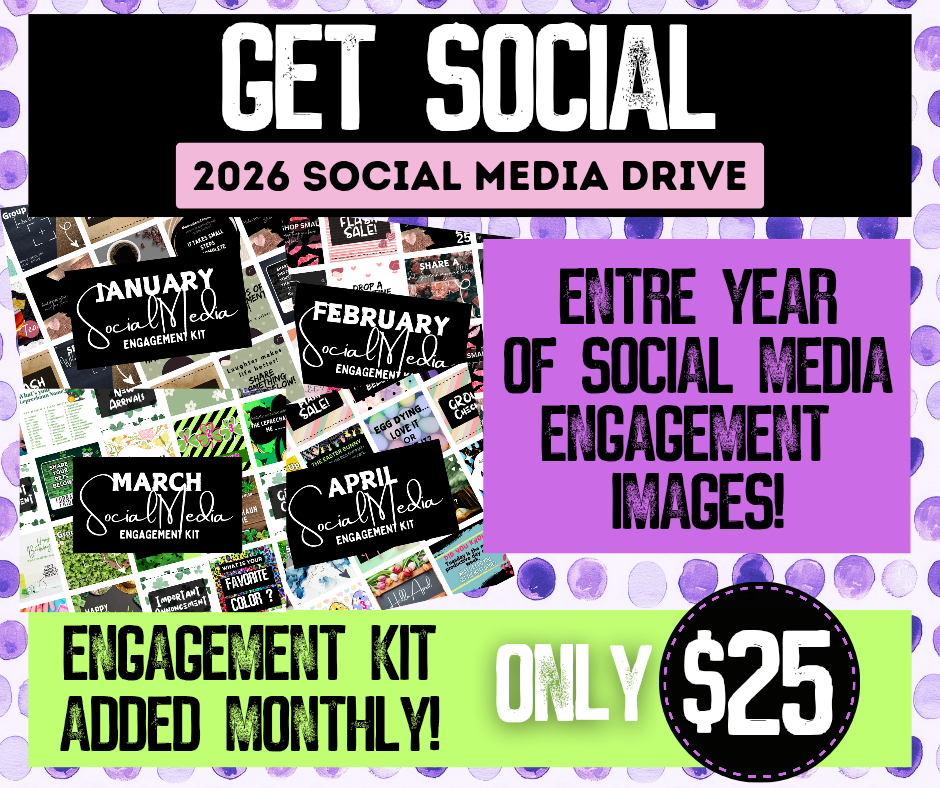 2026 Get Social Drive - Social Media Engagement Kits – RevelYOU Boutique