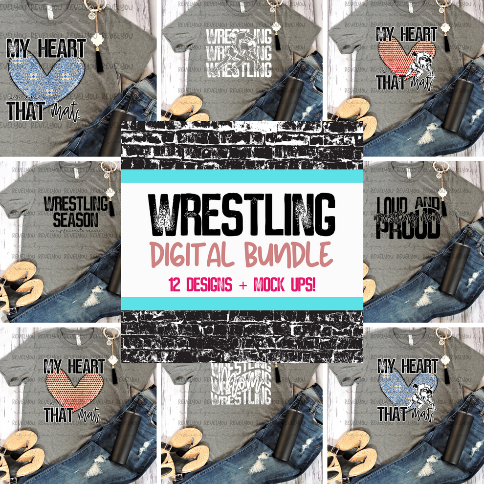 Wrestling Digital Bundle - PNG – RevelYOU Boutique